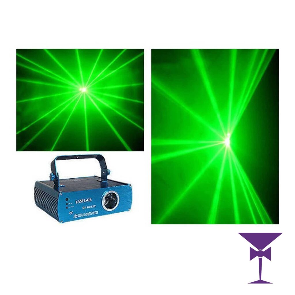 Laser-DJ-Burst-Party-Laser-Hire - Daniel Lay Event Services