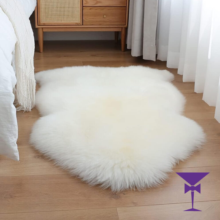 Fluffy White Faux Fur Sheepskin Throw Hire - Daniel Lay Event Services