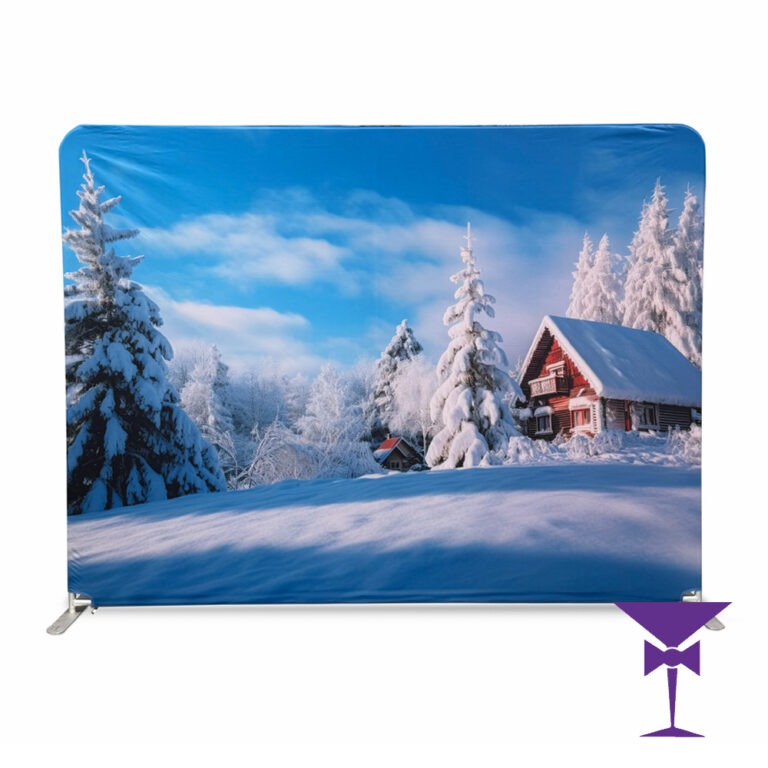 Alpine Lodge Backdrop Hire - Daniel Lay Event Services