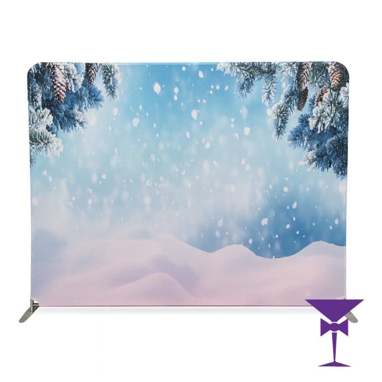 Snowy Scene Backdrop Hire - Daniel Lay Event Services