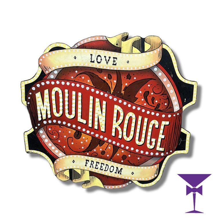 Moulin Rouge Sign - Love & Freedom Sign - Daniel Lay Event Services